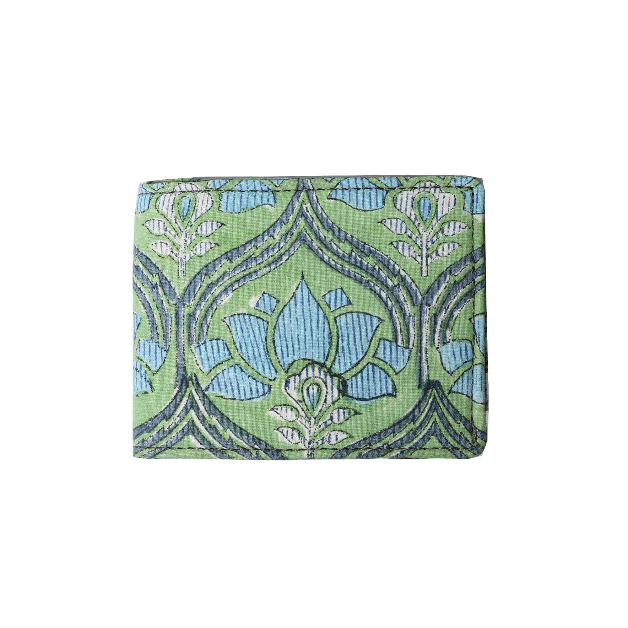 HAND BLOCK COTTON PRINTED MEN'S WALLET - Aktextiles